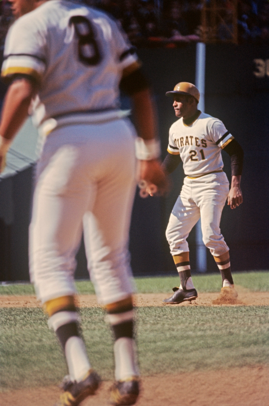 The Clemente Museum Print - Clemente on Base - Clemente Museum