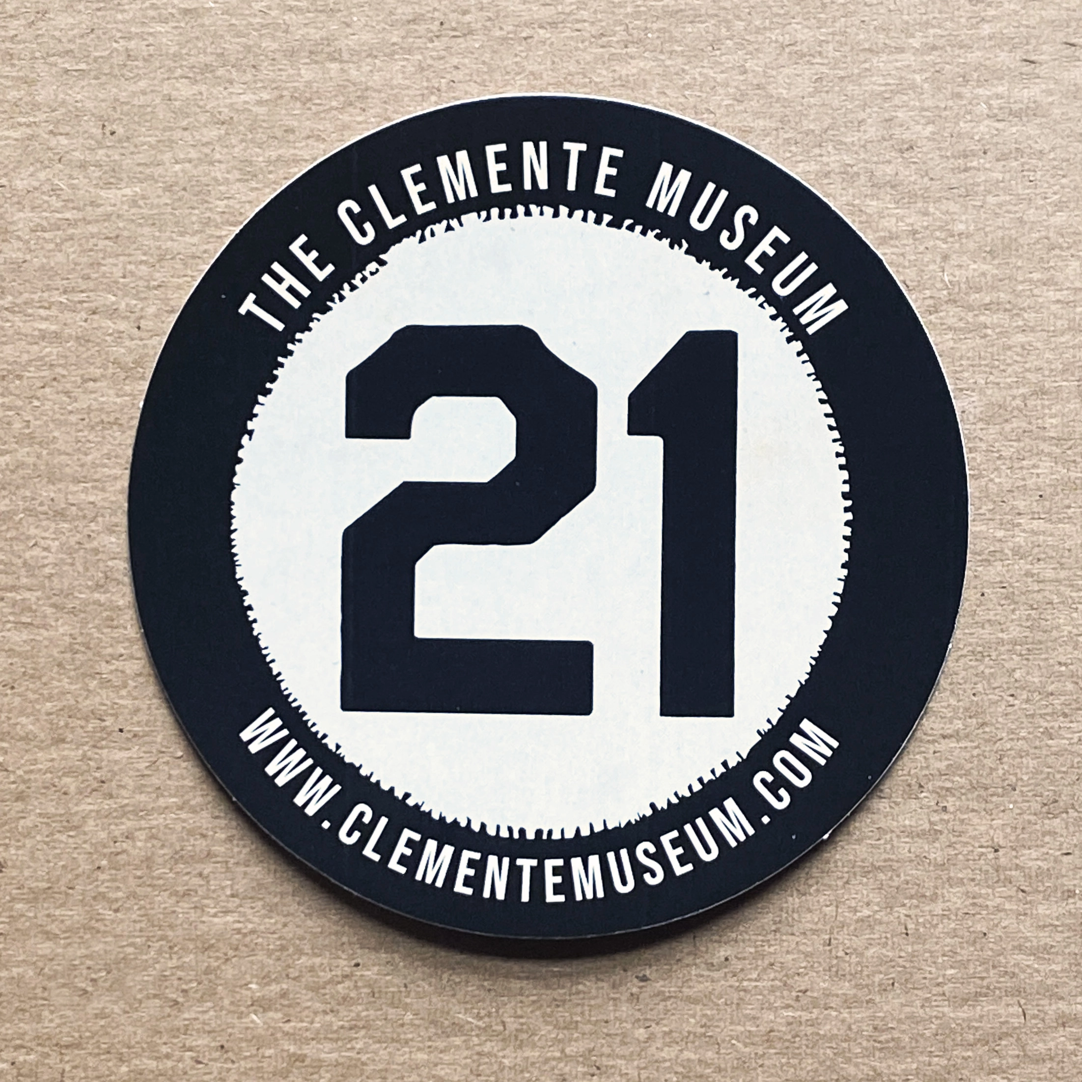21 Sticker - Clemente Museum