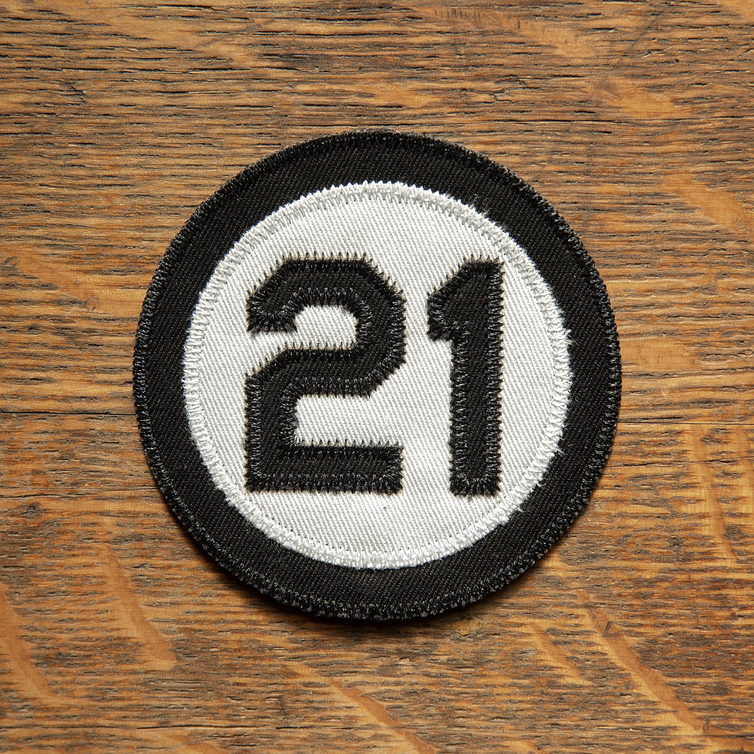 21 Memorial Patch Replica - Clemente Museum